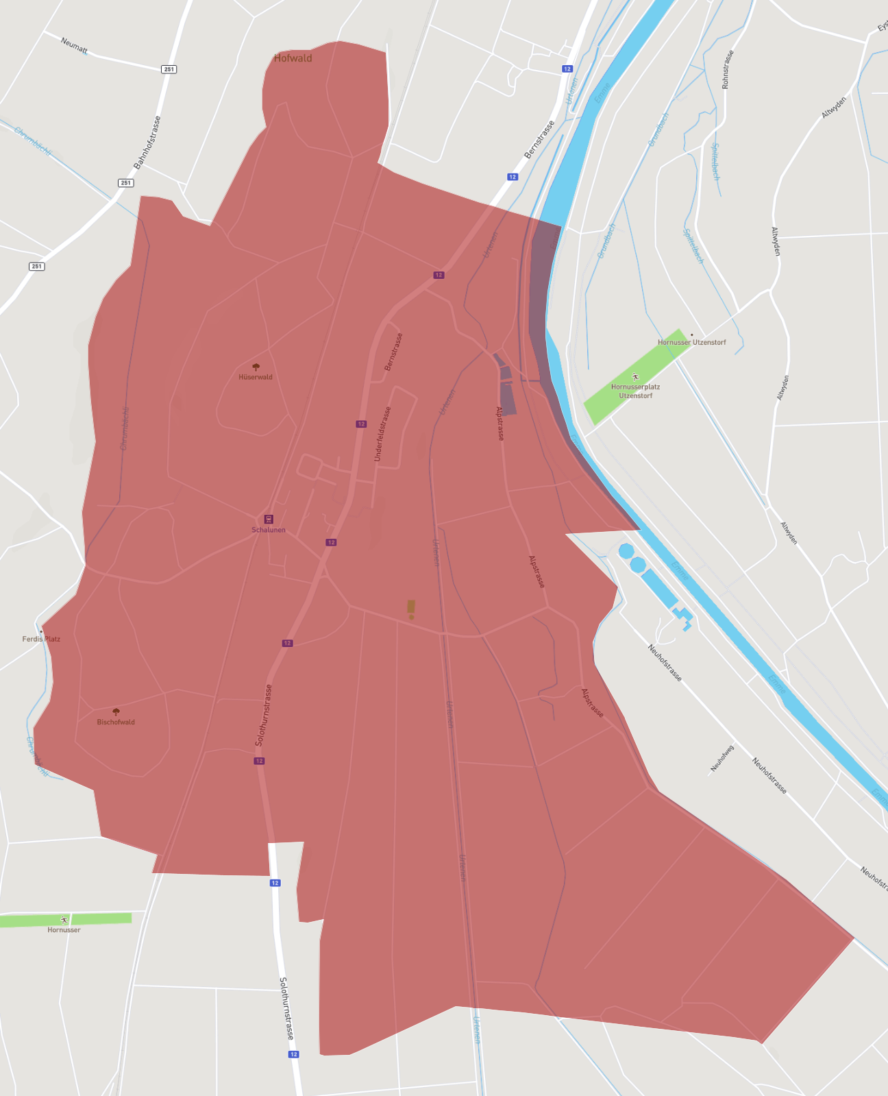Postleitzahl 3314
