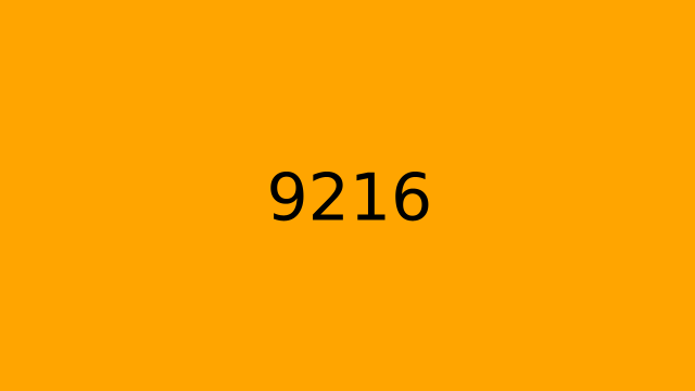 Postleitzahl 9216