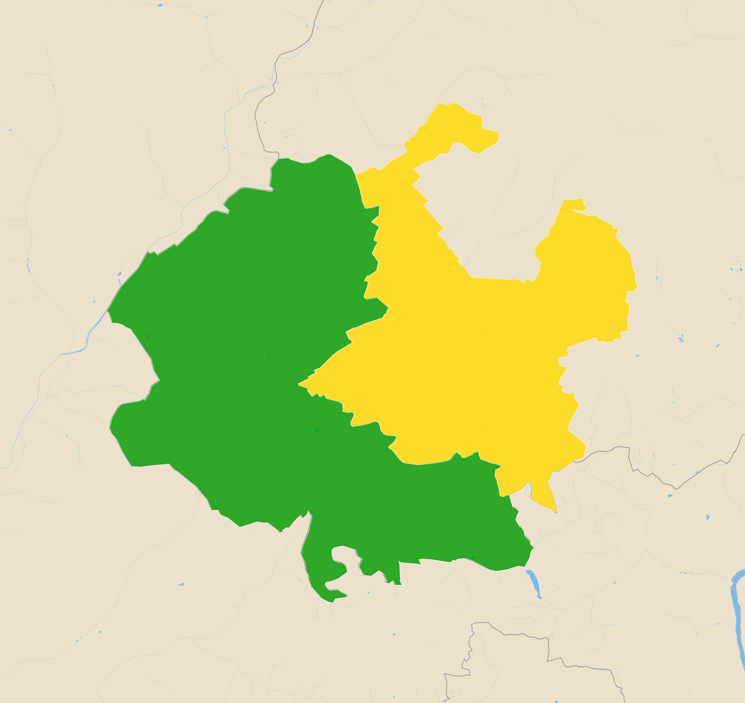 Bezirke des Kantons Schaffhausen